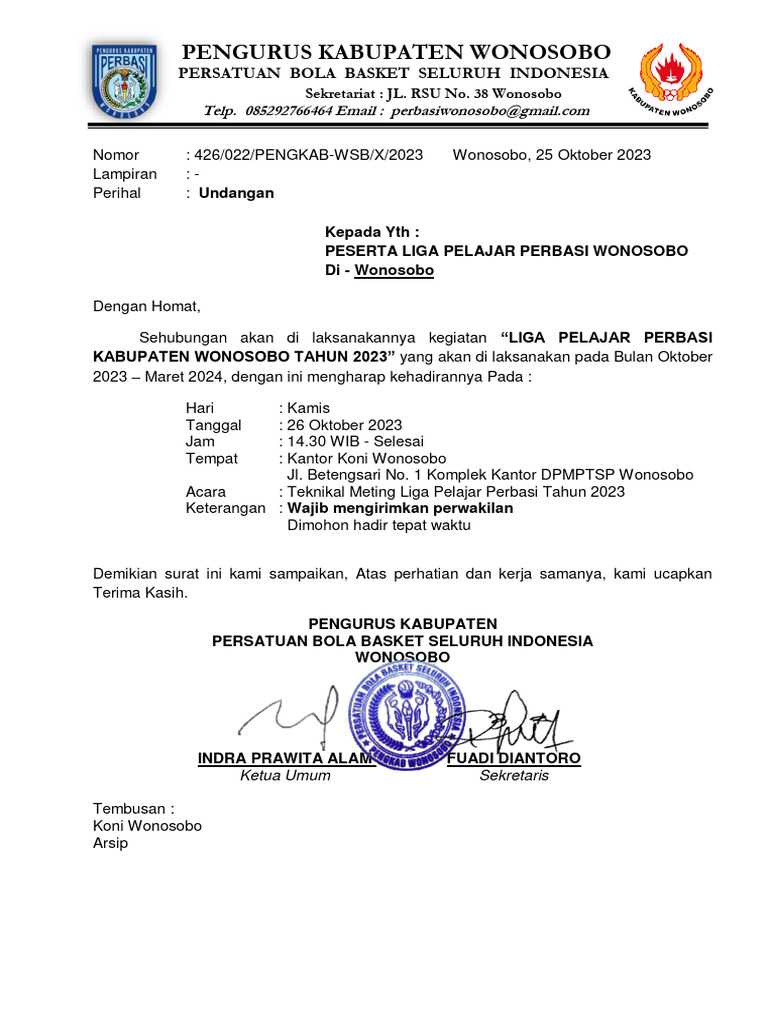 Undangan TM LPP 2023 | PDF