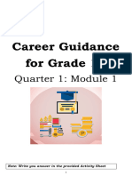 Grade 12 Career Guidance Module | PDF | Curriculum | Learning