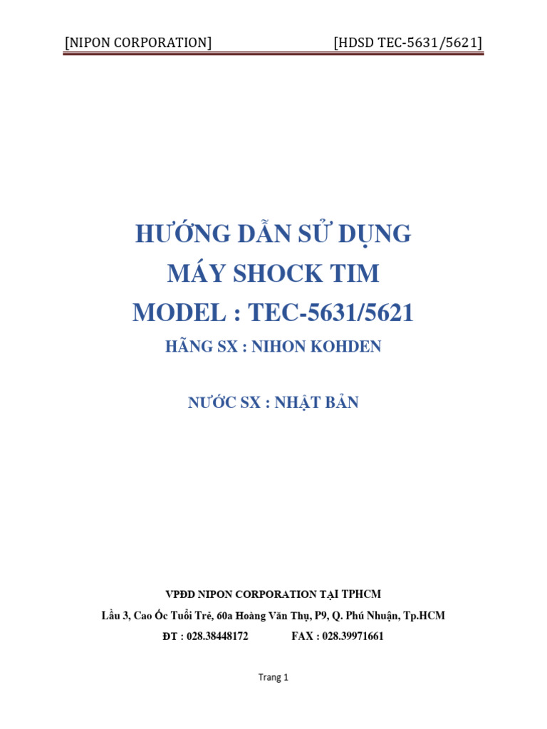 HDSD TEC 5631 5621 21082021041639 | PDF