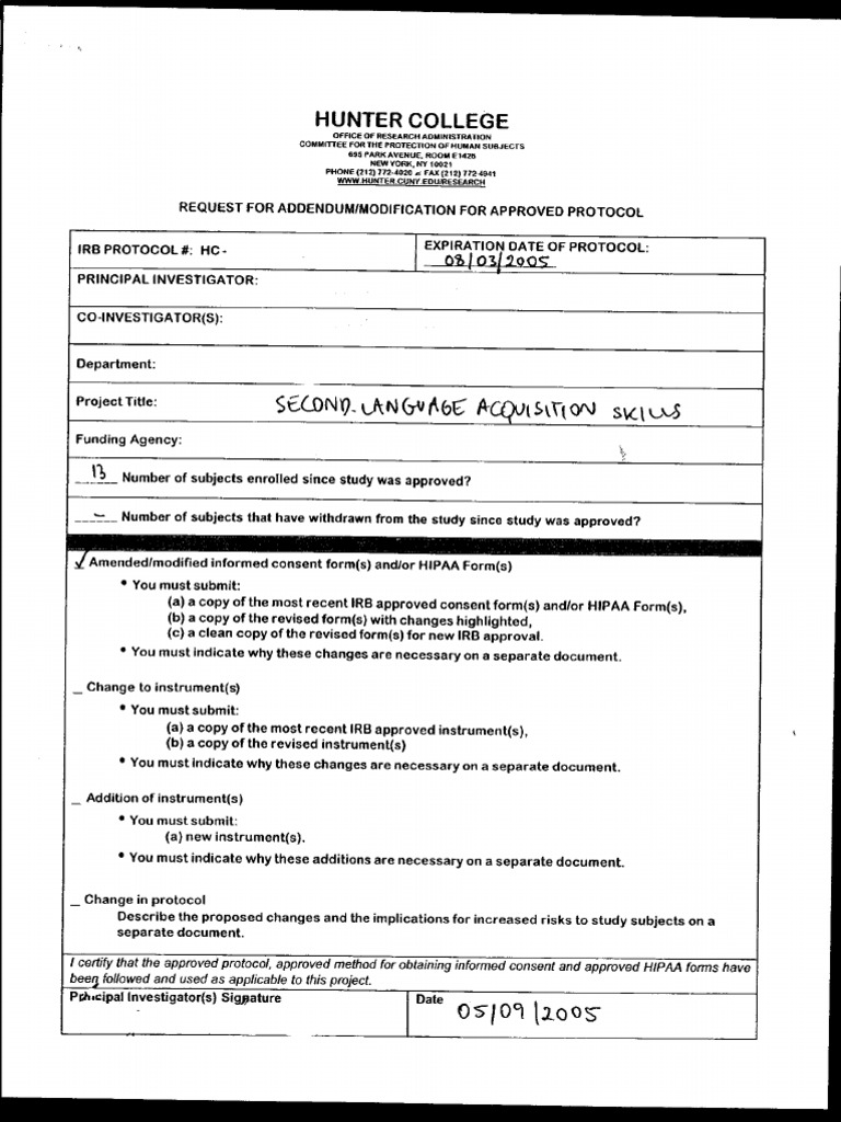 Modification Sample | PDF