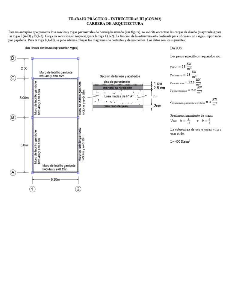 PRÁCTICA Cargado Vigas | PDF | Ingeniería estructural | Ingeniería de Edificación