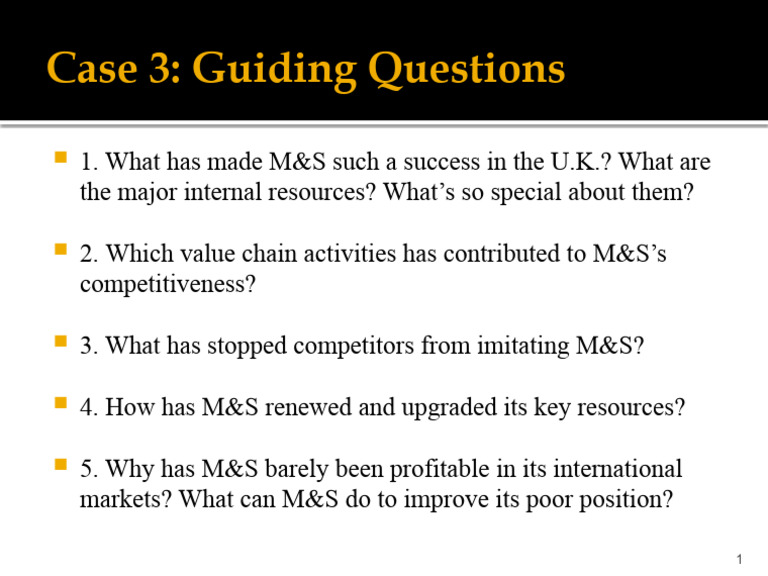 Case 3 - Guiding Questions | PDF