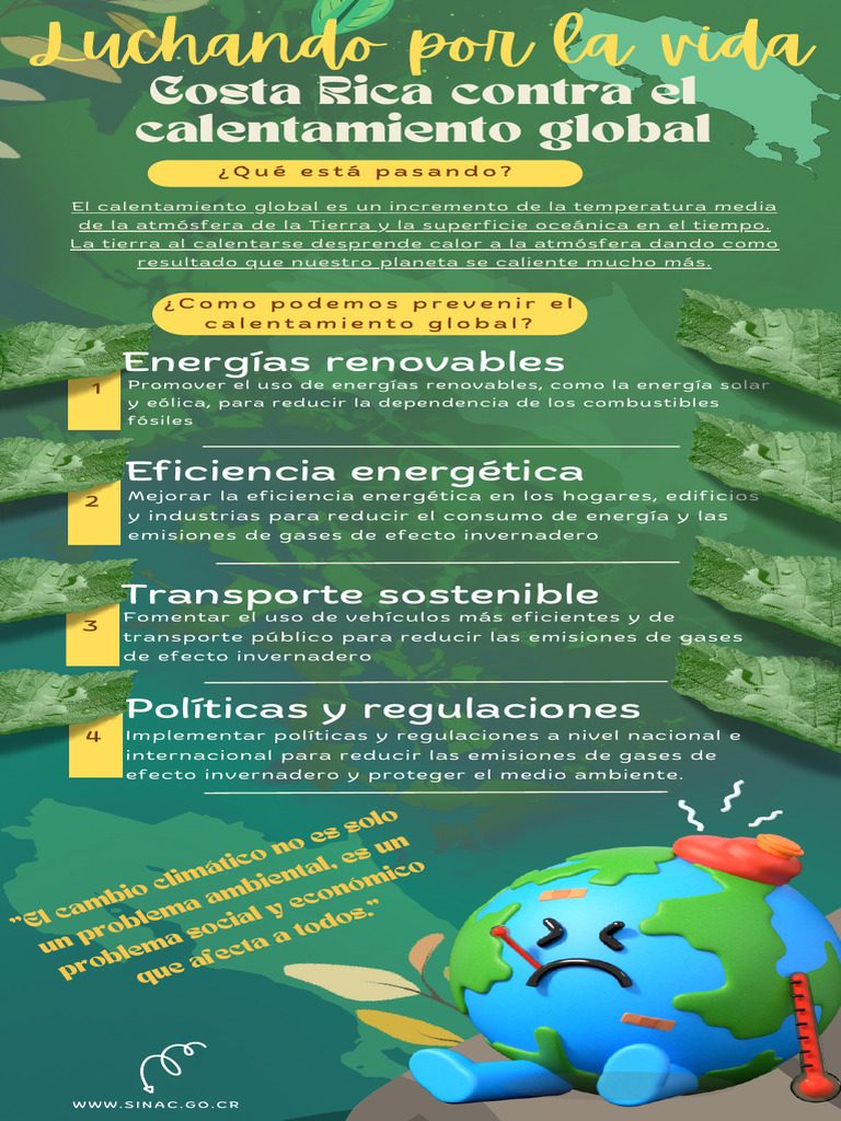 Infografia Calentamiento Glovan en Costa Rica | PDF