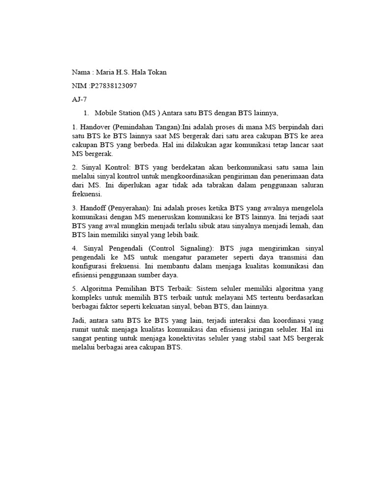 Tugas Komdig BTS | PDF