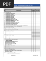 FORM Checklist Panel Listrik | PDF