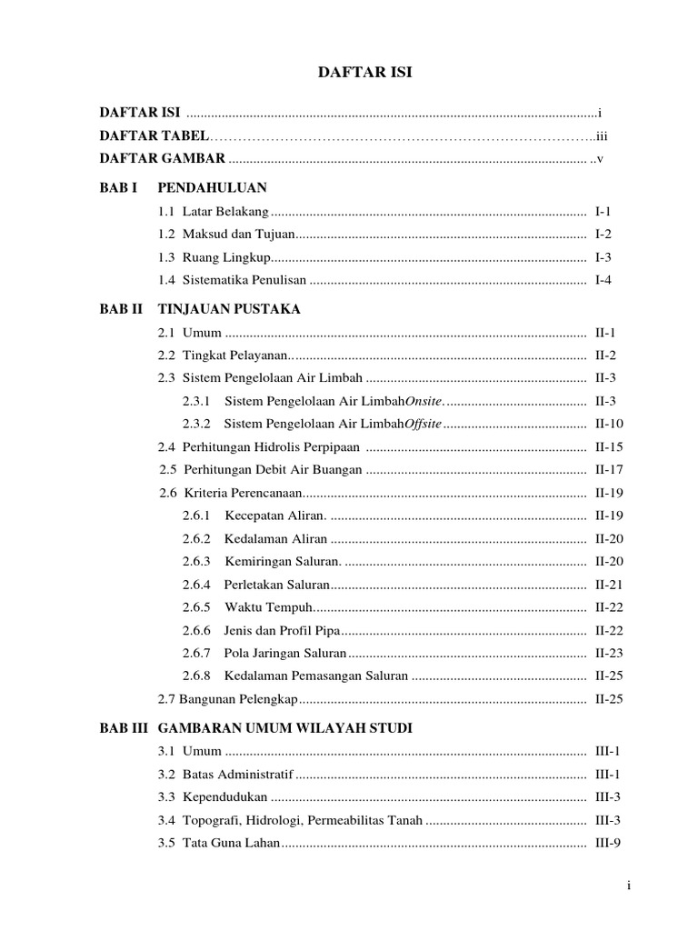 DAFTAR ISI Pribadi | PDF