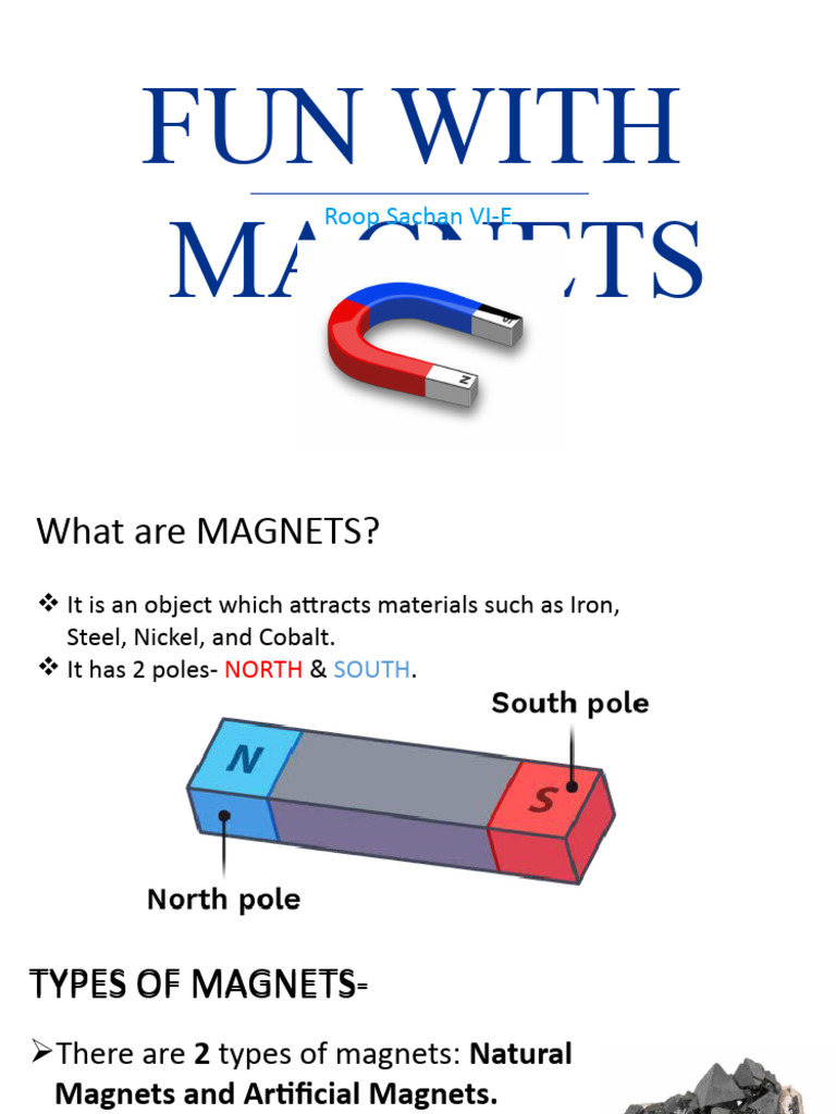 Types of Natural and Artificial Magnets | PDF