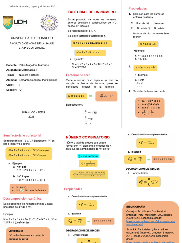 Tríptico Matemática | PDF | Aritmética | Análisis complejo