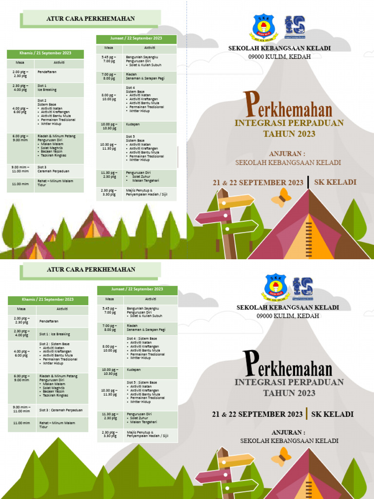 Buku Program Perkhemahan 2023 | PDF