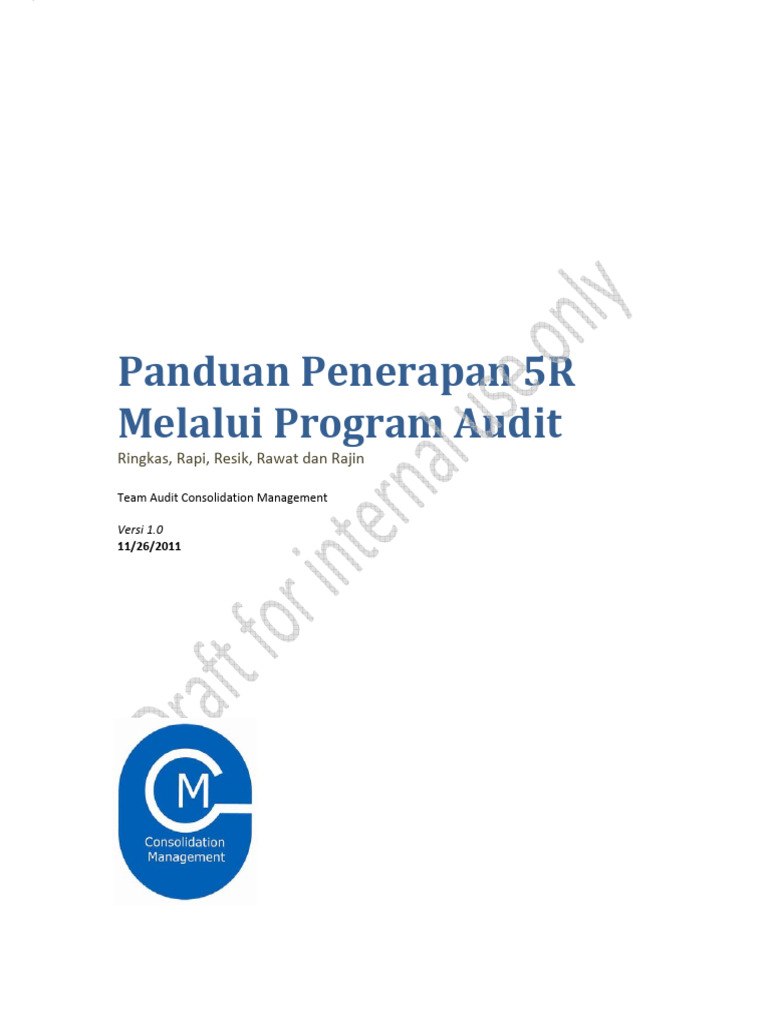 Panduan Penerapan 5R Melalui Program Audit Ver. 1 | PDF | Bisnis