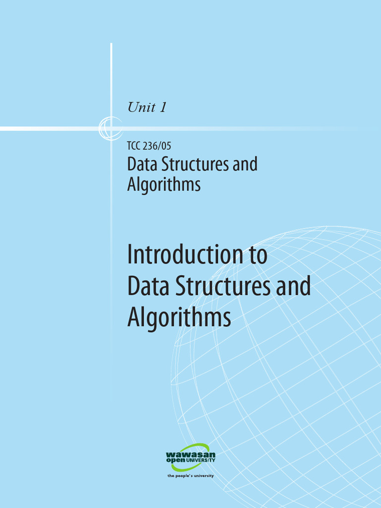 Data Structures Algorithms U1 Pdf Data Type Class Computer Programming