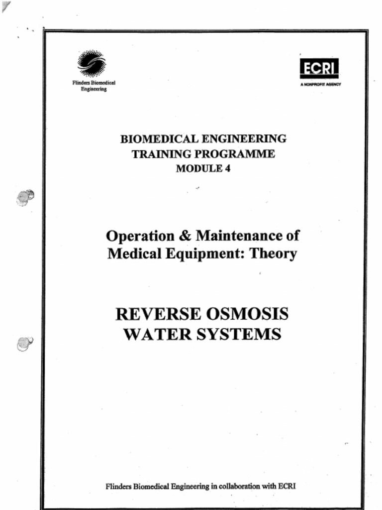 Reverse Osmosis | PDF