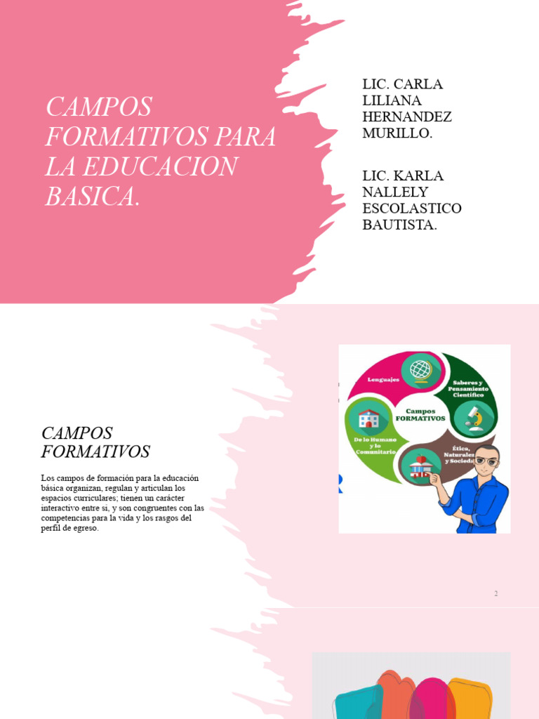 Campos Formativos para La Educacion Basica | PDF | Educación primaria | Pensamiento