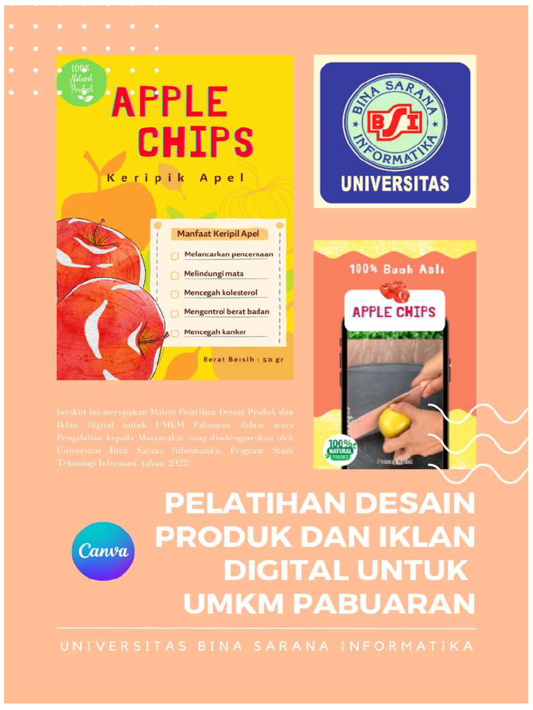 Materi Pelatihan Desain Produk Dan Iklan Digital Untuk UMKM Pabuaran | PDF