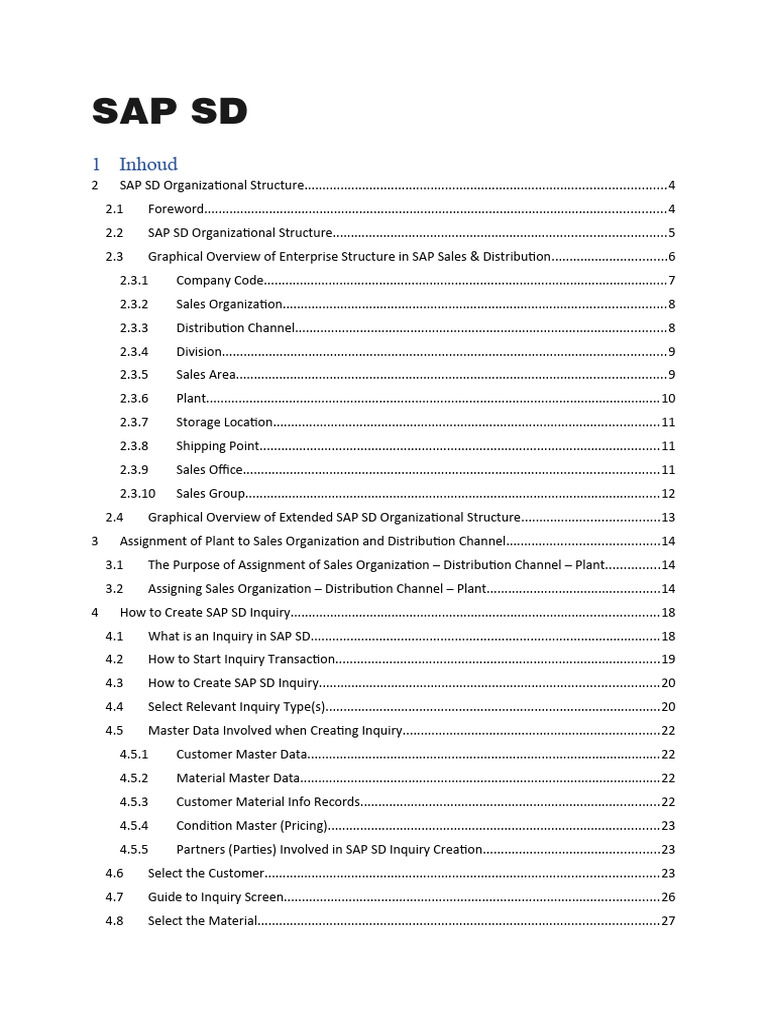 SAP SD | PDF | Sales | Business