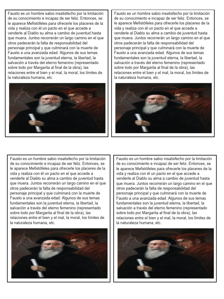 Fausto Resumen | PDF | Fausto