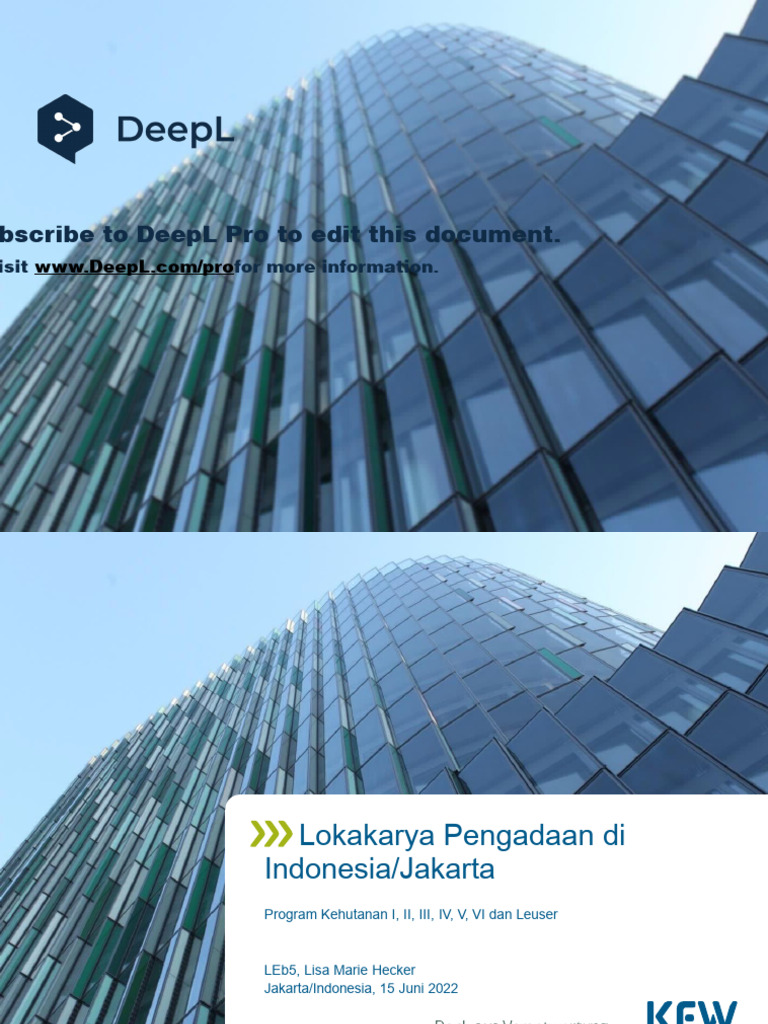 Annex2 - Procurement Workshop in Jakarta-Indonesia Id | PDF