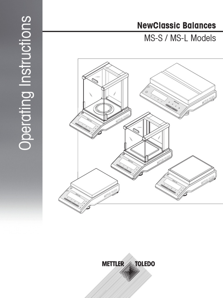 NewClassic Balance Operating Manual | PDF | Electrical Engineering