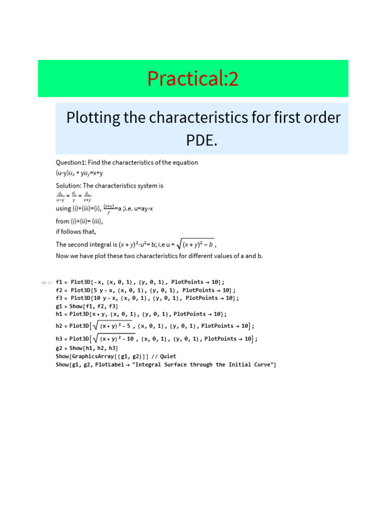 Practical 7 - APS | PDF | Applied Mathematics | Rates Practical 7 - APS | PDF | Applied Mathematics | Rates