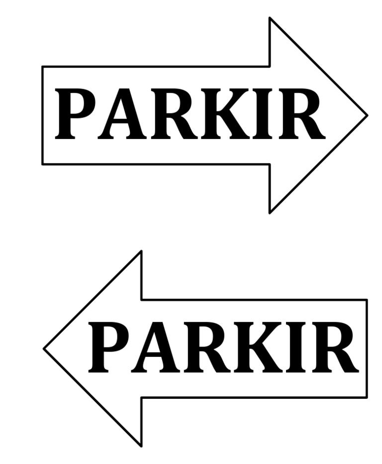 Arah Panah Parkir | PDF
