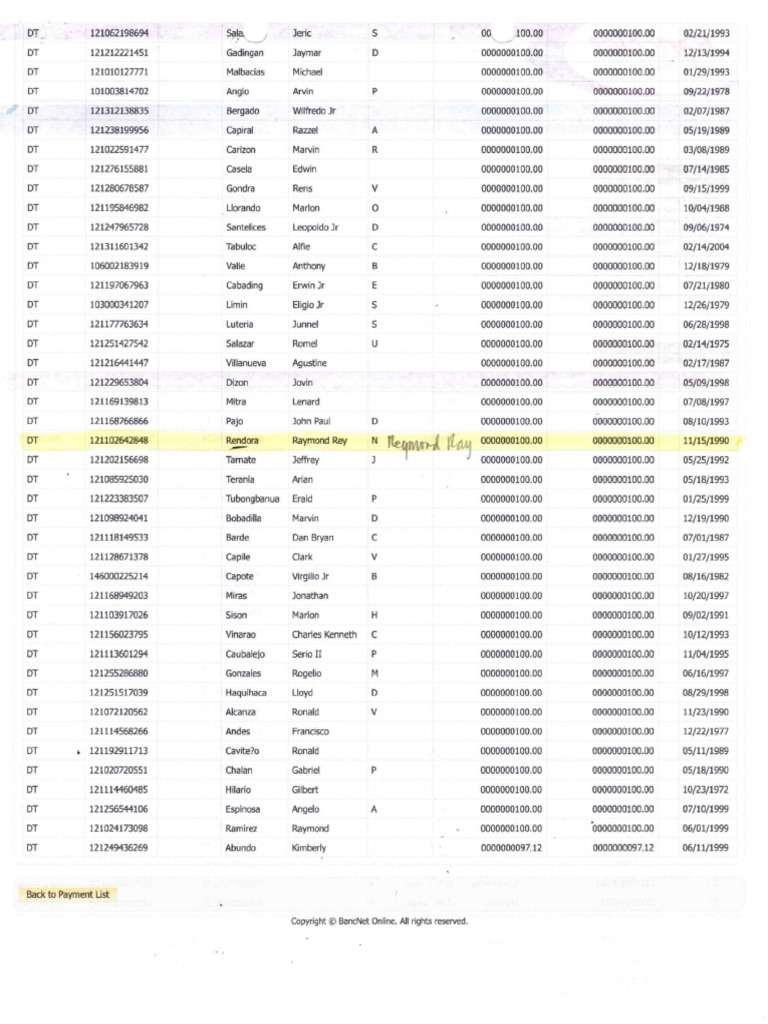 Pag Ibig Alphalist SEPT | PDF