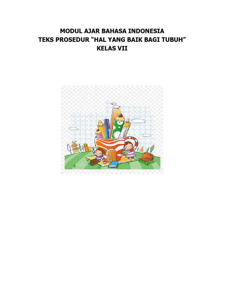 Modul Teks Prosedur Fix | PDF