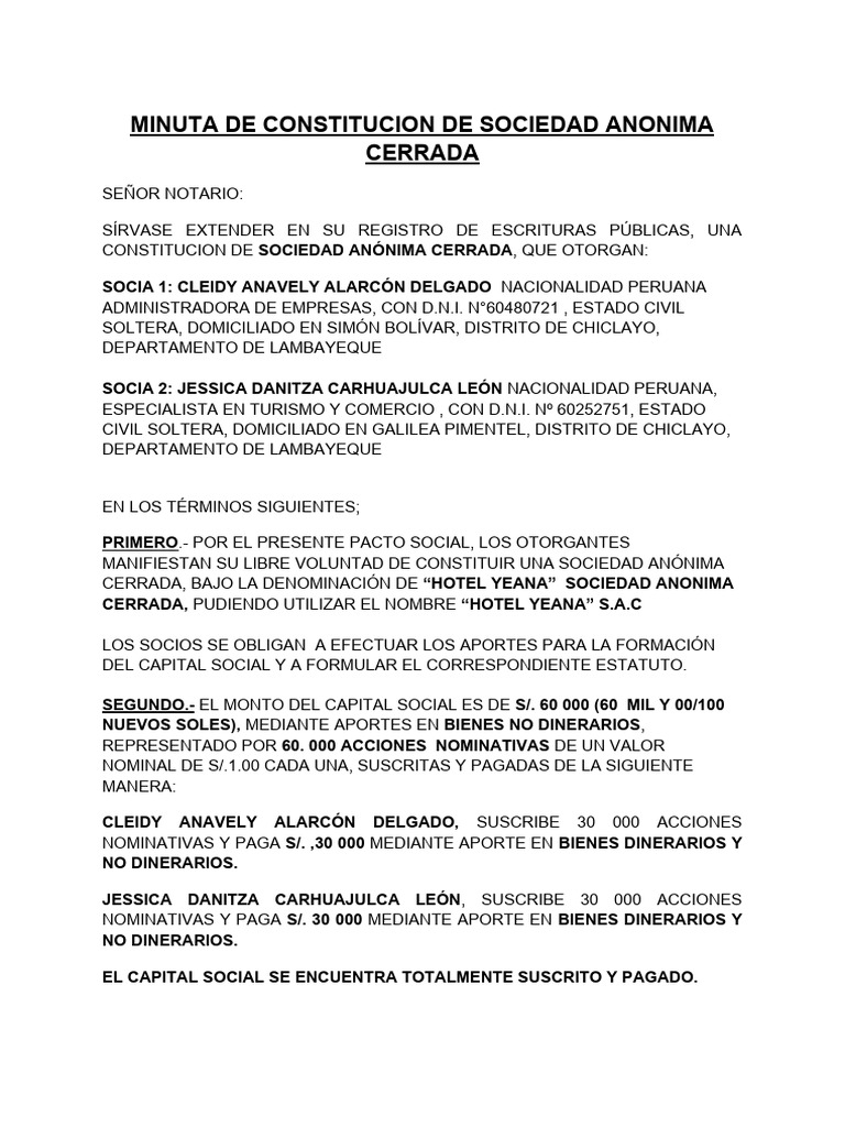 Minuta | PDF | Business | Justicia