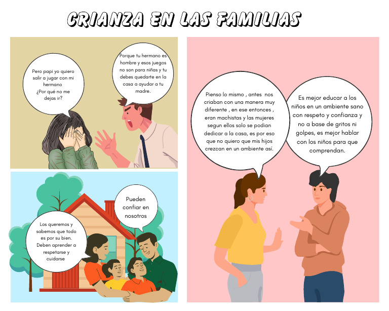 Colorful Illustrative Feelings Collaborative Comic Strip | PDF