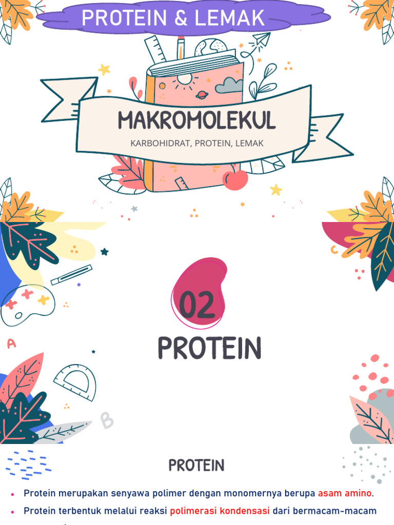 Makromolekul Protein Lemak | PDF