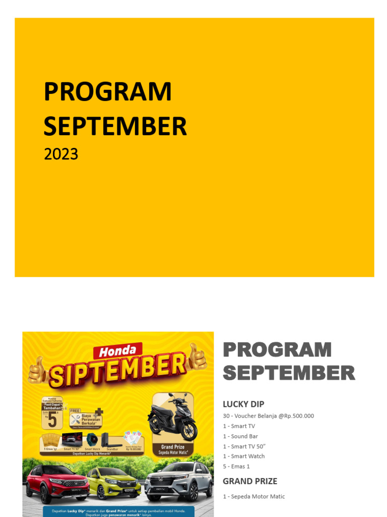 PROGRAM SIP TEMBER (Revisi) | PDF