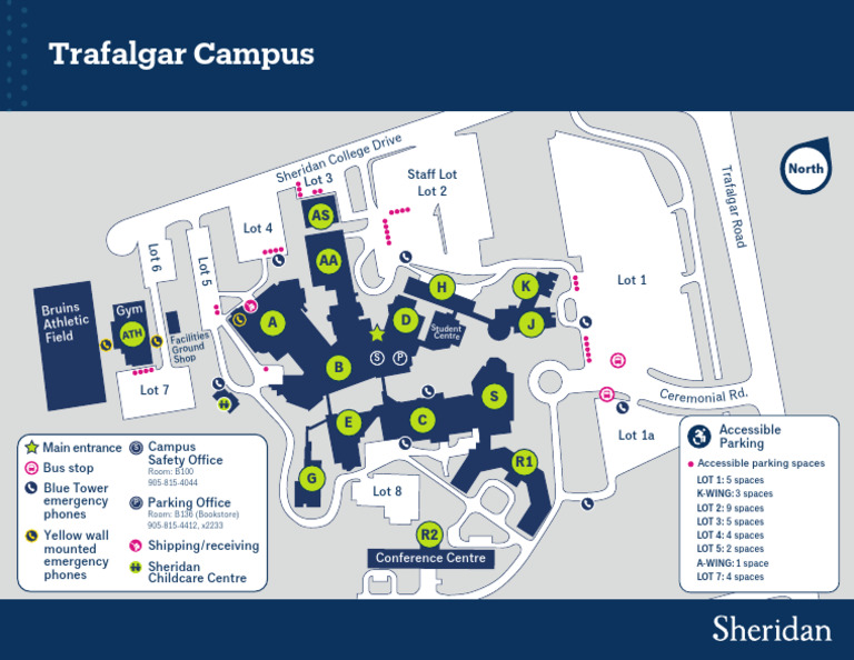Campus Map Trafalgar | PDF | Bus Transport | Public Transport
