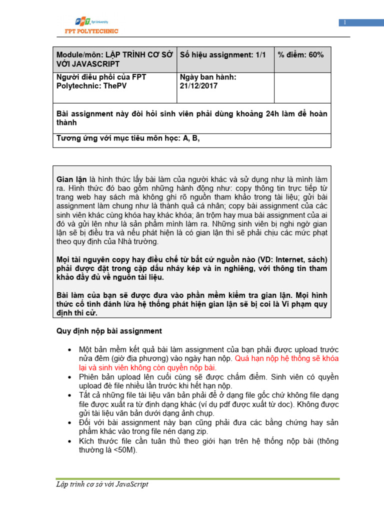 WEB1042 - Assignment | PDF