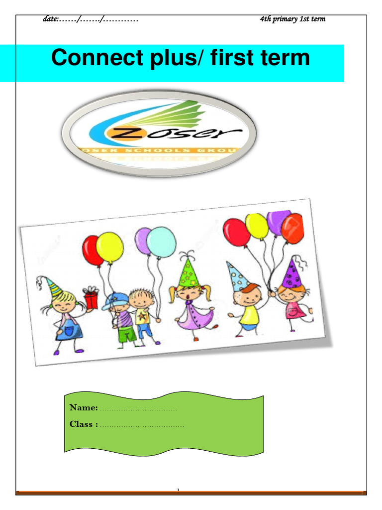 9 Copy - Prim4 - Connect Plus (First Term) 2023 - 2024-1 | PDF