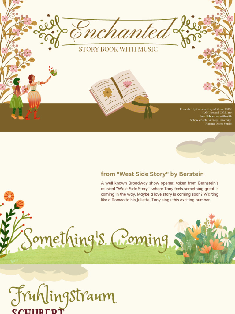 ENCHANTED Programme Notes | PDF | Vocal Music | Opera