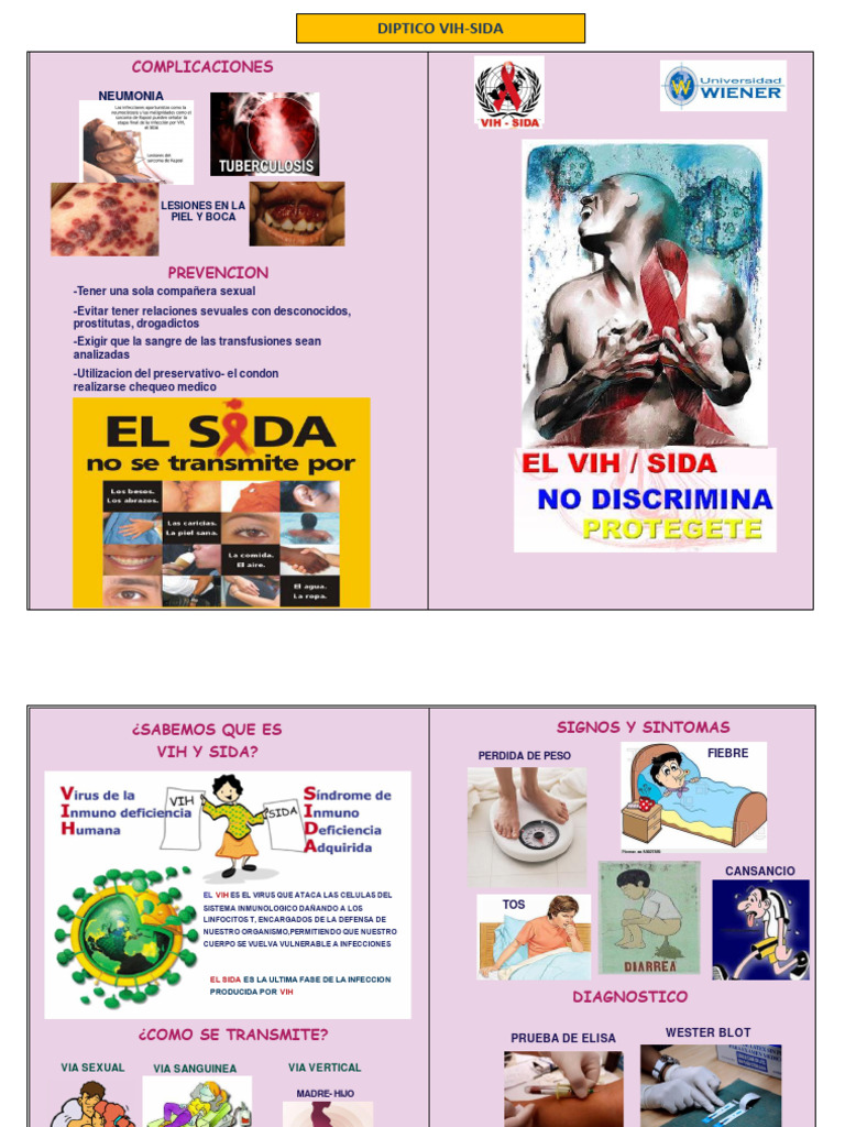 Diptico Vih Sida | PDF