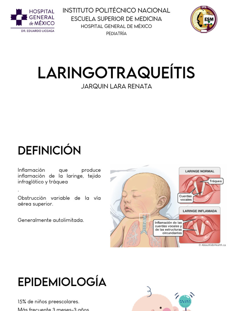Laringotraqueítis HGM | Descargar gratis PDF | Epidemiología | Ciencias ...