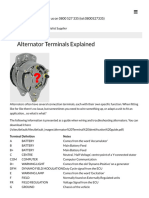 Alternator Terminal Identification Guide | PDF | Telecommunications ...