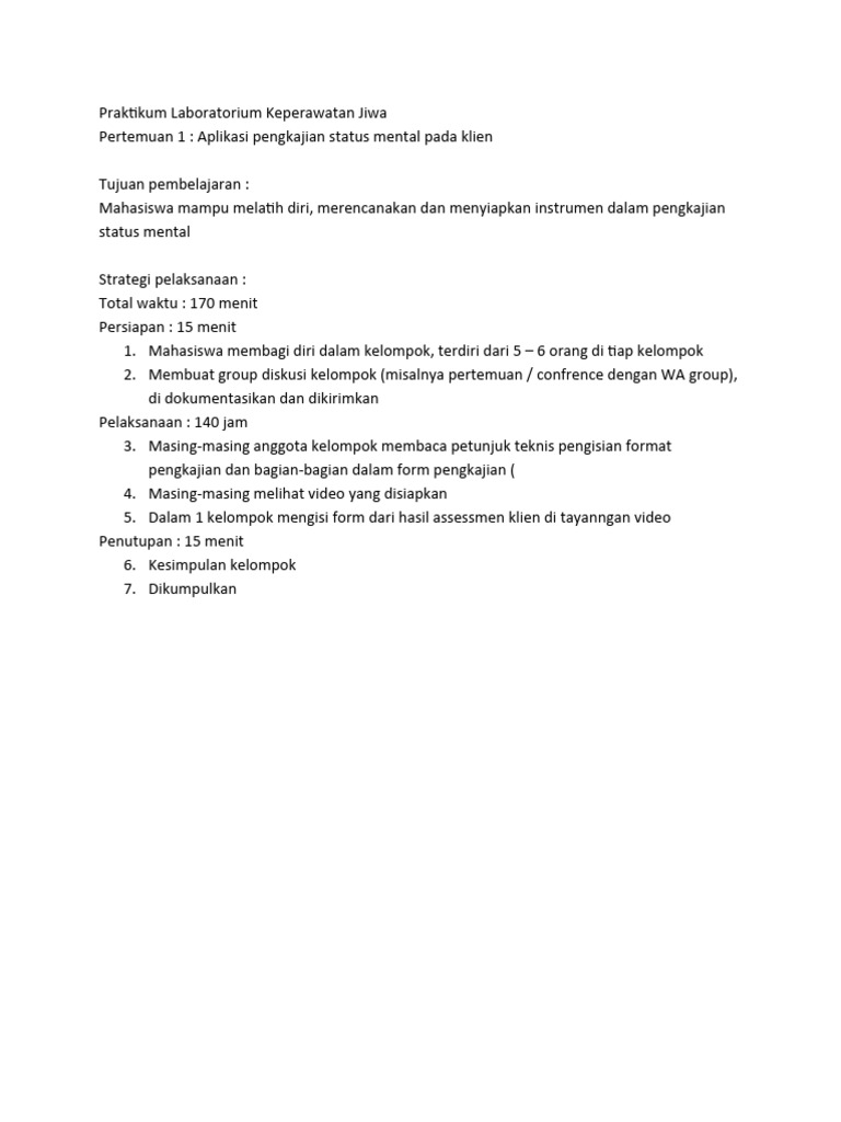 Modul Lab Jiwa Pertemuan 1 2021 | PDF