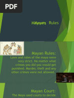 Maya Laws and Punishments Explained | PDF