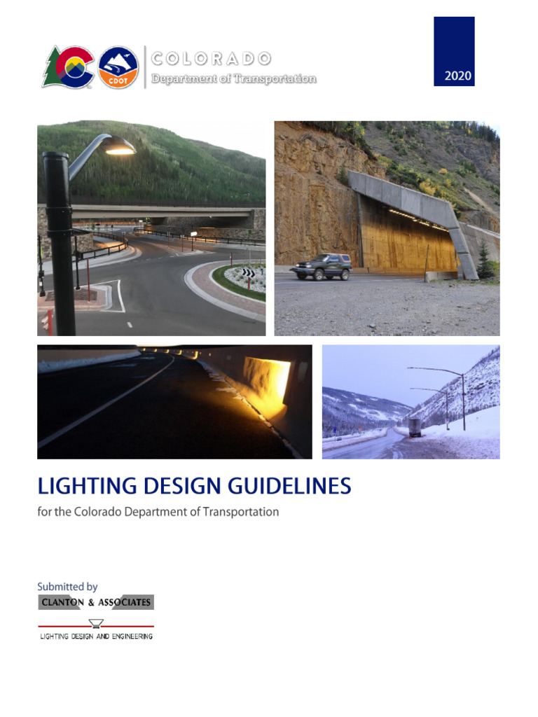 Cdot Lighting Design Guideline 2020 | PDF | Lighting | Interchange (Road)