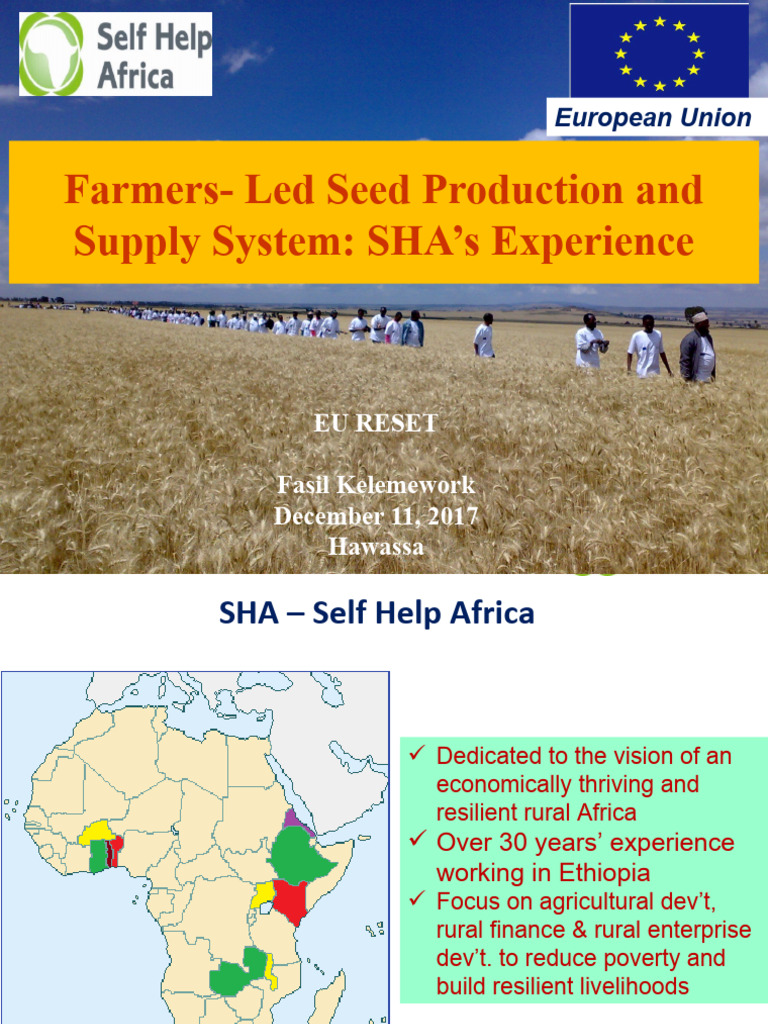Ethiopian Seed System - EU Dec 2017 - Hawassa | PDF | Agriculture ...
