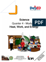 Science Grad9: Quarter 4 - Module 7 Heat, Work and Energy | PDF | Heat ...