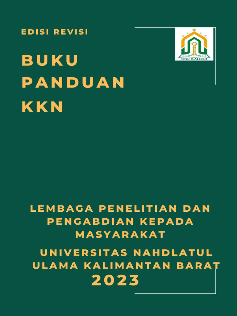 BUKU PANDUAN KKN 2023-2024 | PDF
