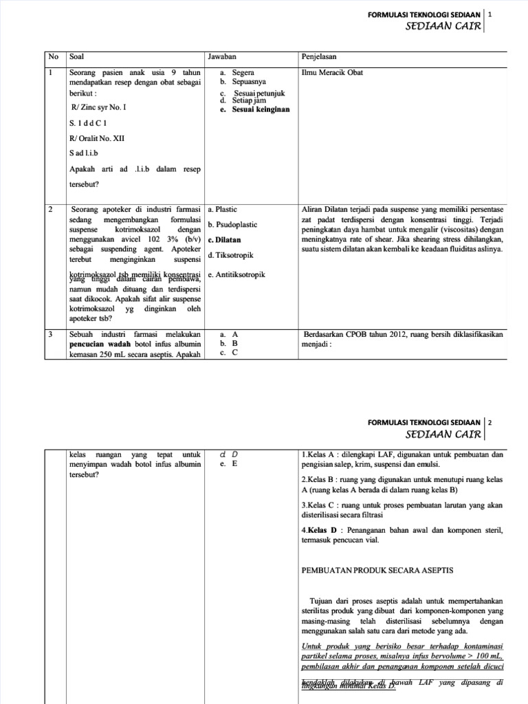 Soal Ukai Tabel | PDF