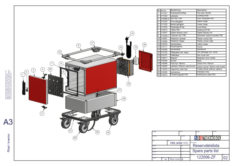 122006-ZF F60 Exploded View | PDF