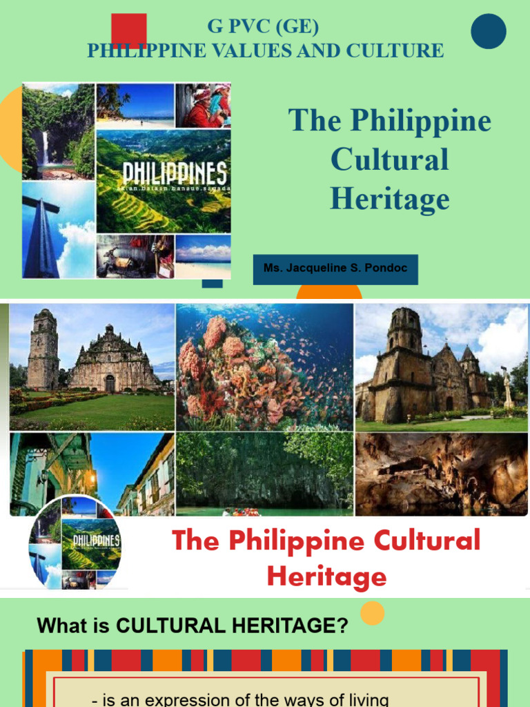 Lesson 2.1 - Rooted in The Filipino Culture and Values - The Philippine ...