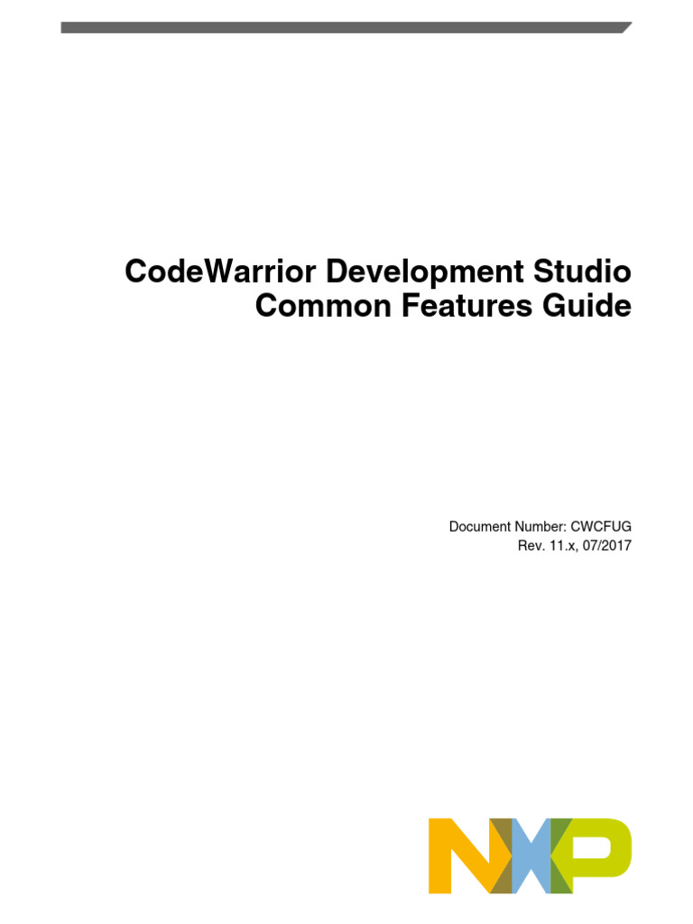 CodeWarrior Common Features Guide | PDF | Flash Memory | Computer Program