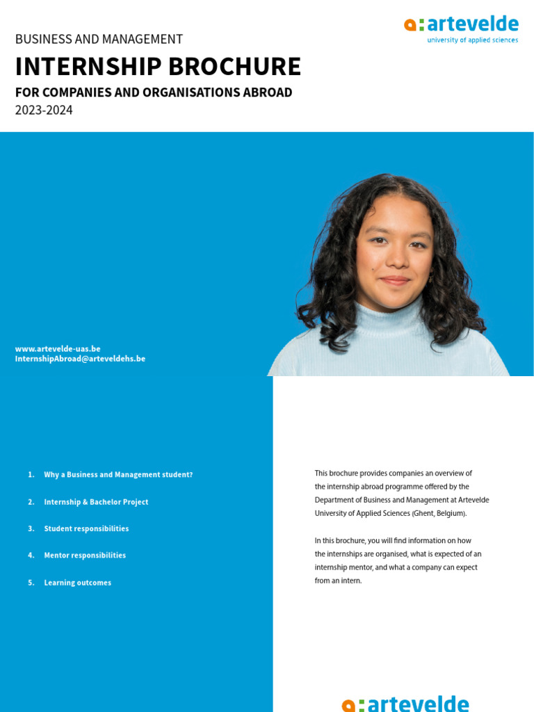 Internship Brochure For Companies (Abroad, 2023-2024) | PDF | Cross Cultural Communication ...