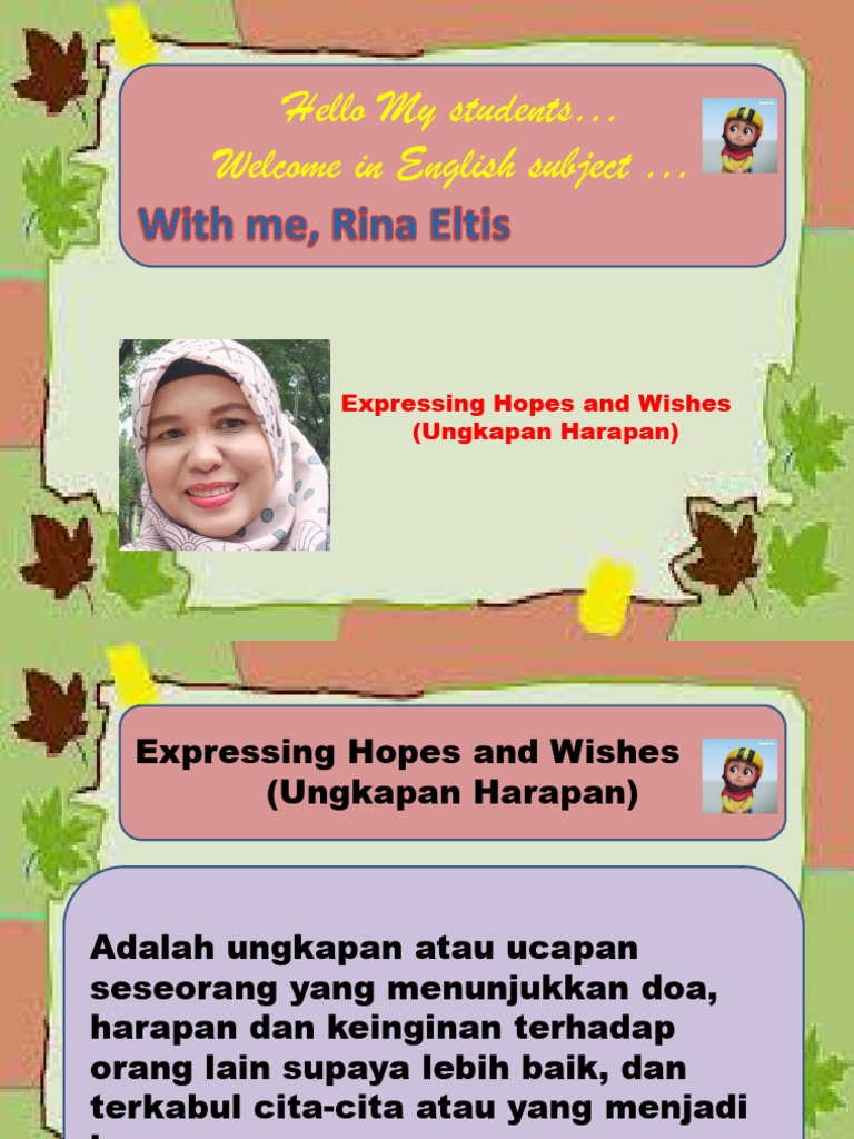 Expressing Hopes and Wishes in English | PDF | Self-Improvement