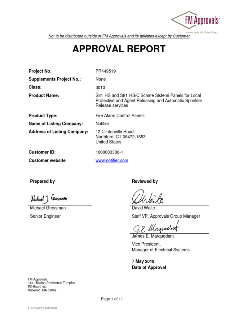 FM Listing Document FM3010 - 2019 | PDF | Electricity | Electronics